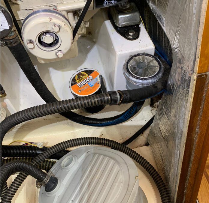 Diesel Overheating Dinghy Pump Hack - East Coast Sailing School & Services